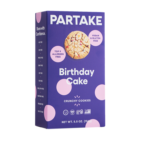 Crunchy Birthday Cake Cookies | Gluten-free, Allergy-Friendly | Partake ...